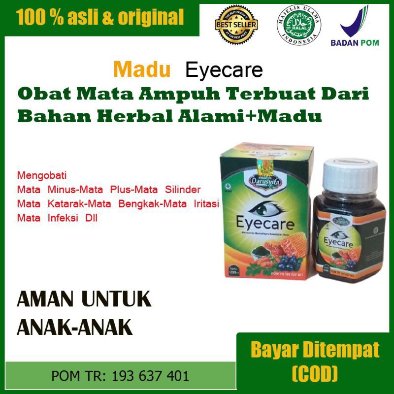 Jual Eyecare Madu Obat Mata Herbal Madu Eyecare Madu Obat Mata Minus ...