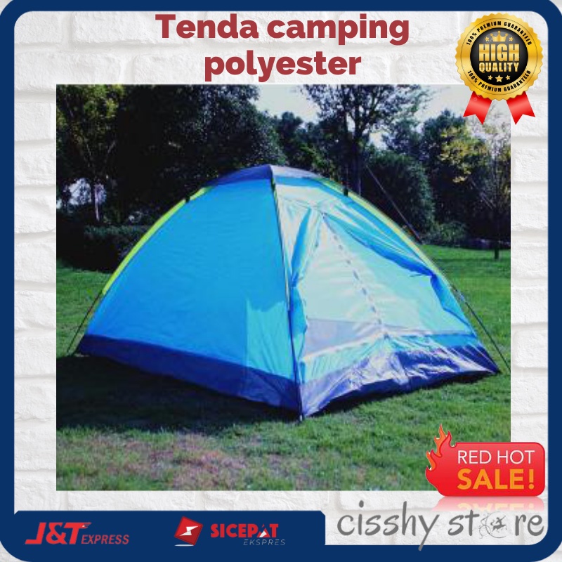 Jual Tenda Camping Polyester 205 x 140 x 105 cm | Shopee Indonesia