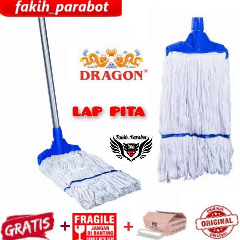 Jual LAP MOP JEPIT BESI DRAGON PEL LANTAI GAGANG BESI 110 CM | Shopee ...