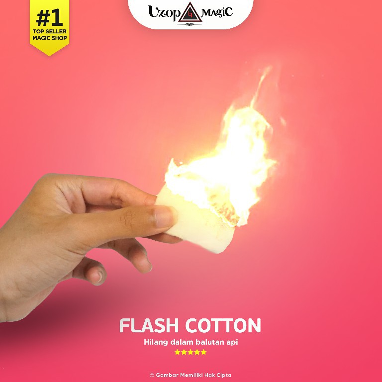 Jual Flash Cotton - Uzop Magicshop ( Kapas Sulap ) | Shopee Indonesia