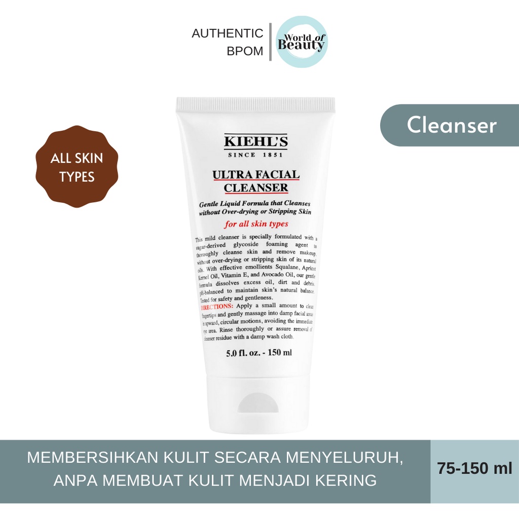 Jual Kiehls Ultra Facial Cleanser Shopee Indonesia