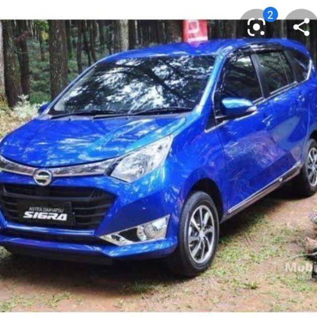 Jual spoiler toyota calya daihatsu sigra plastik plus lampu dan warna ...