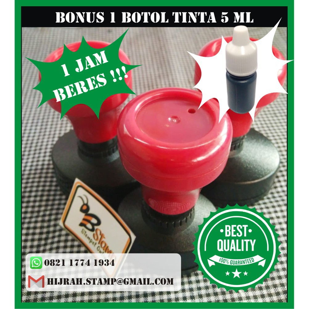 Jual Cetak Stempel Flash Oval BONUS TINTA | Shopee Indonesia