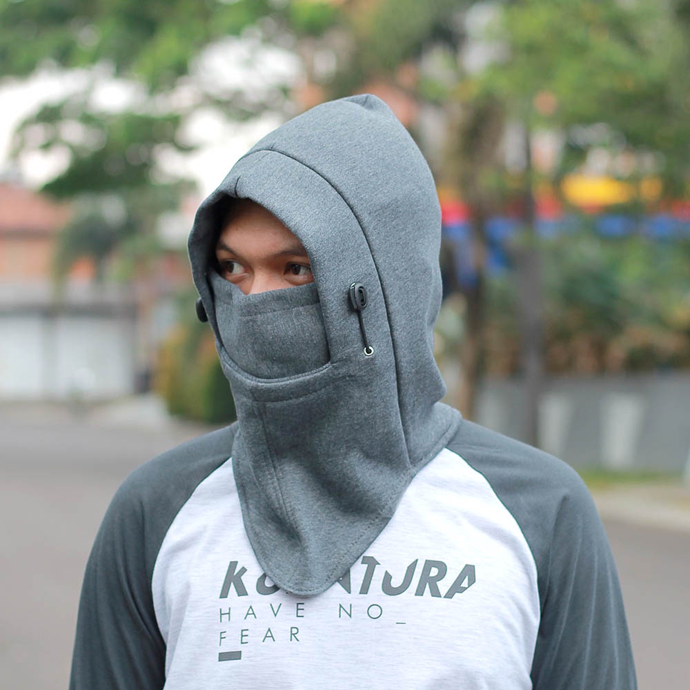 Jual Topi Kupluk Pria Ninja Polar Masker Hangat Outdoor Mancing Naik ...