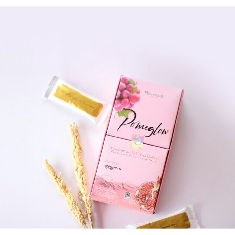 Jual MINUMAN KOLAGEN POMEGLOW 15 SACHET MAMPU MENCERAHKAN KULIT BIKIN ...