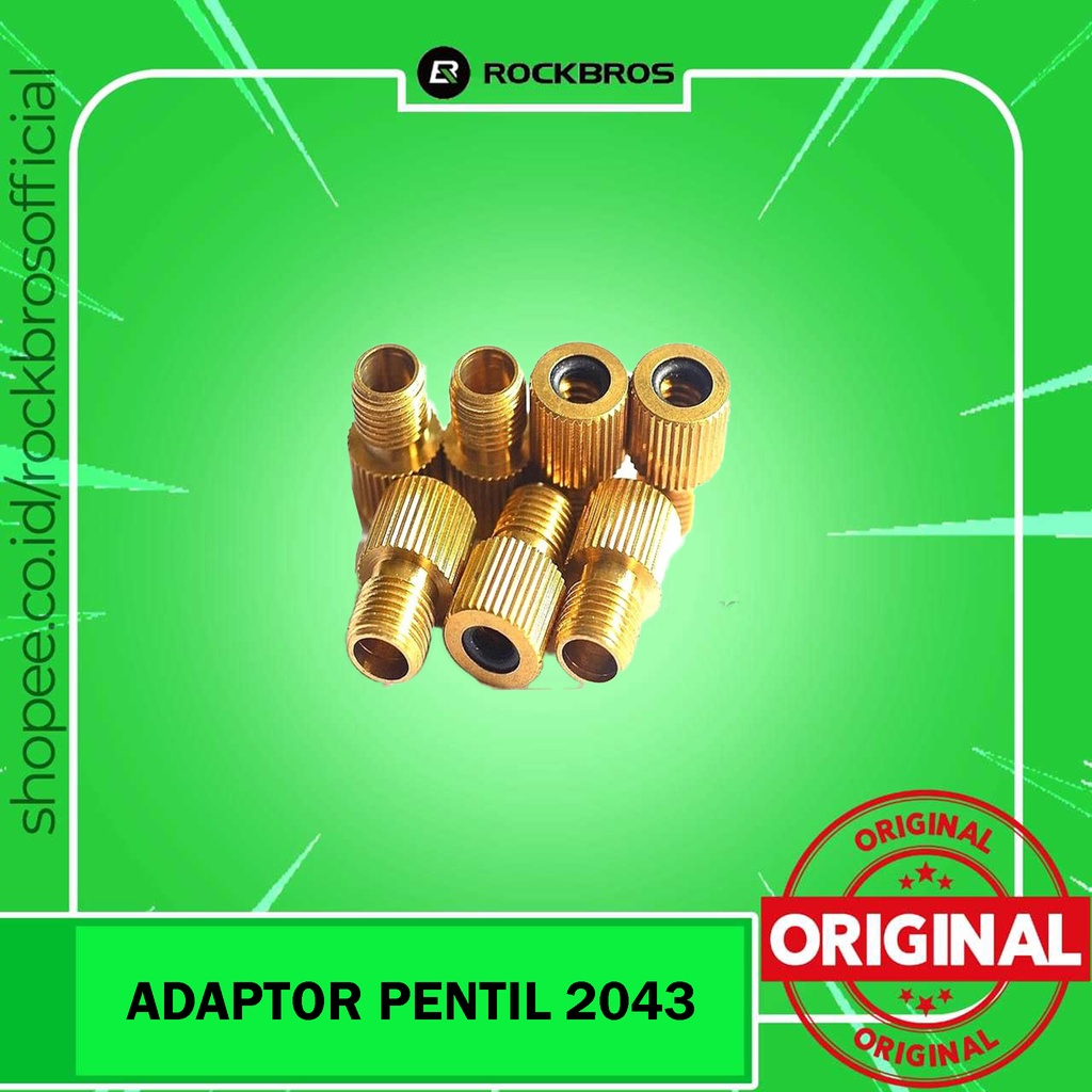 Jual Adaptor Presta Rockbros 20403 Pentil Ban Dalam Sepeda Besi Inner ...