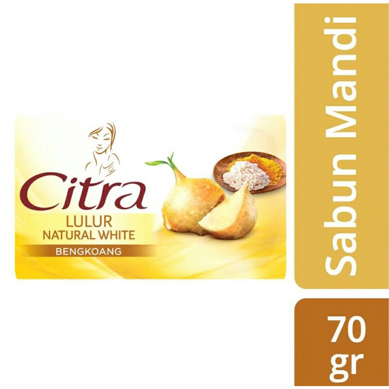 Jual Citra Sabun Lulur Natural White Bangkuang 70g | Shopee Indonesia