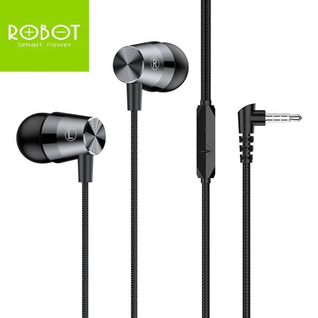 Jual Headset ROBOT RE101S headset earphone handsfree ROBOT ORIGINAL ...