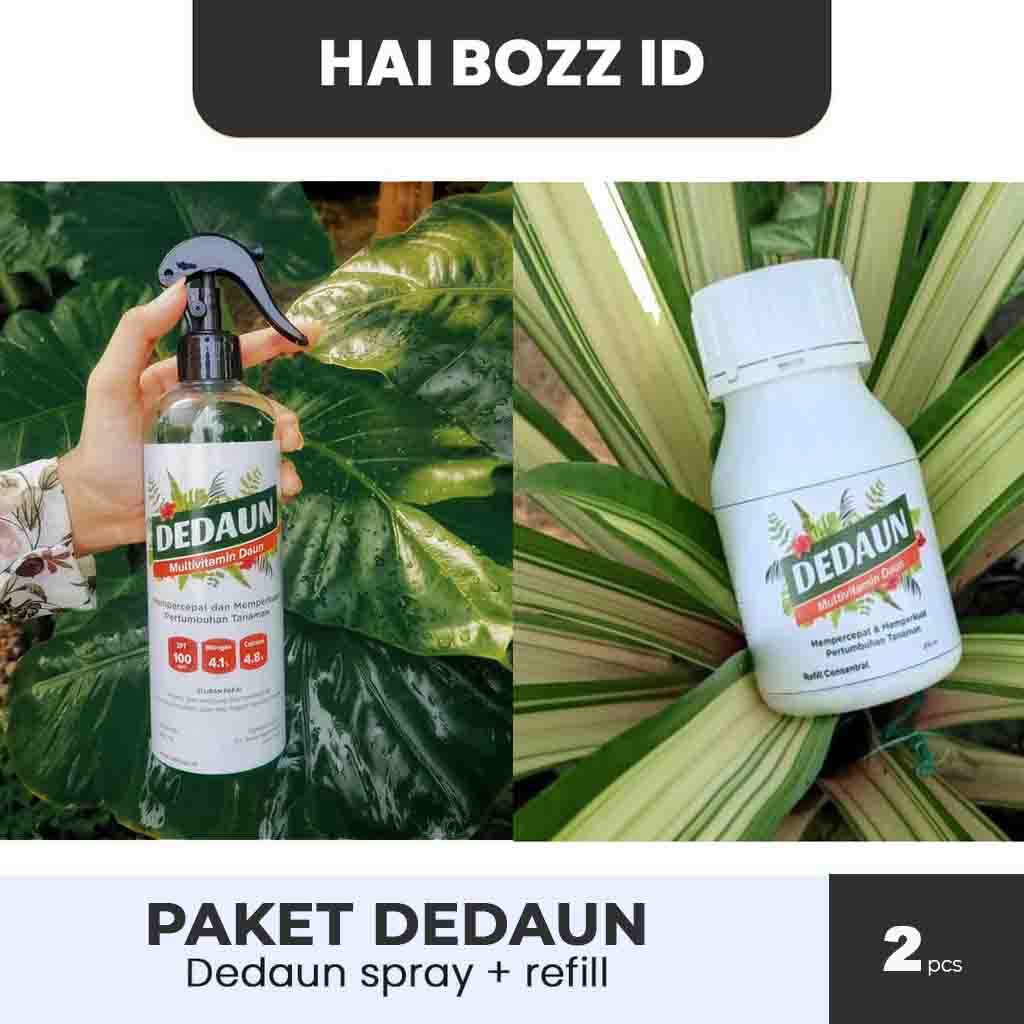 Jual Dedaun Paket Komplit,- Dedau spray + Dedaun Refill (Vitamin ...