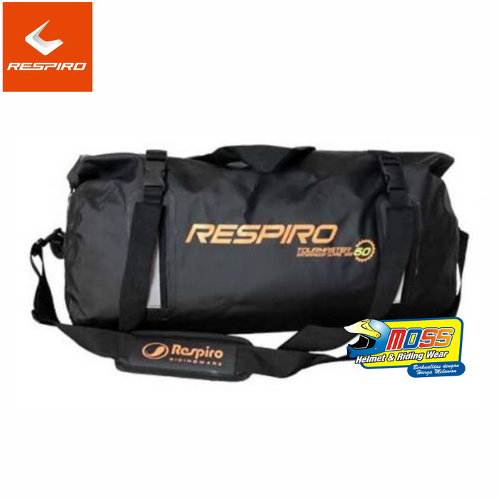 Jual TAS MOTOR TOURING WATERPROOF RESPIRO DUFFLE TOURMASTER 60 LITER BLACK | Shopee Indonesia