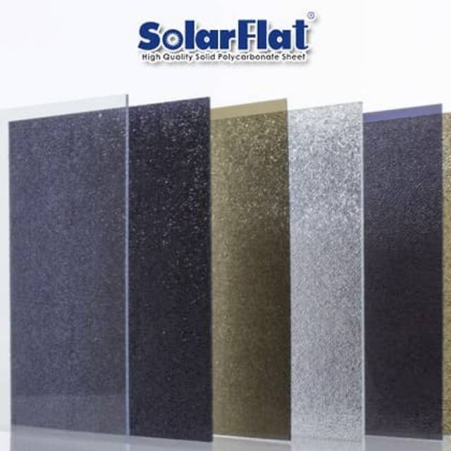 Jual Polycarbonate solid seperti kaca SOLARTUFF SOLID / SOLARFLAT 3mm ...