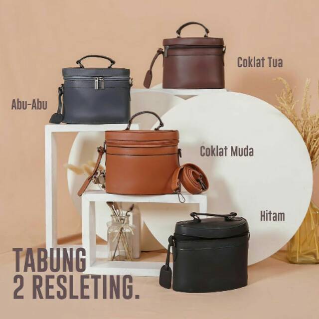 Jual Tas Tabung 2 Resleting | Shopee Indonesia