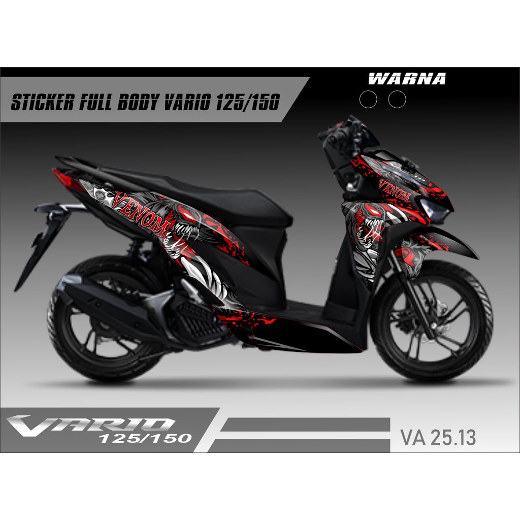 Jual (COD) TERBARU Decal Sticker Honda Vario New 125 150 Full body - Stiker Skotlet Modifikasi ...