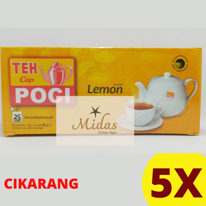 Jual Teh Poci Celup Lemon 5 Pcs | Shopee Indonesia