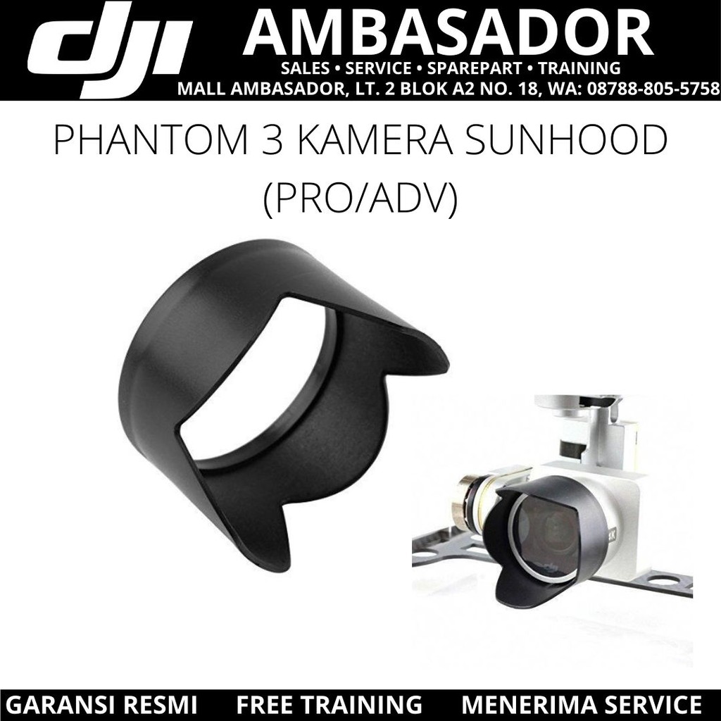 Jual DJI PHANTOM 3 CAMERA SUN HOOD VISOR (PRO/ADV) | Shopee Indonesia