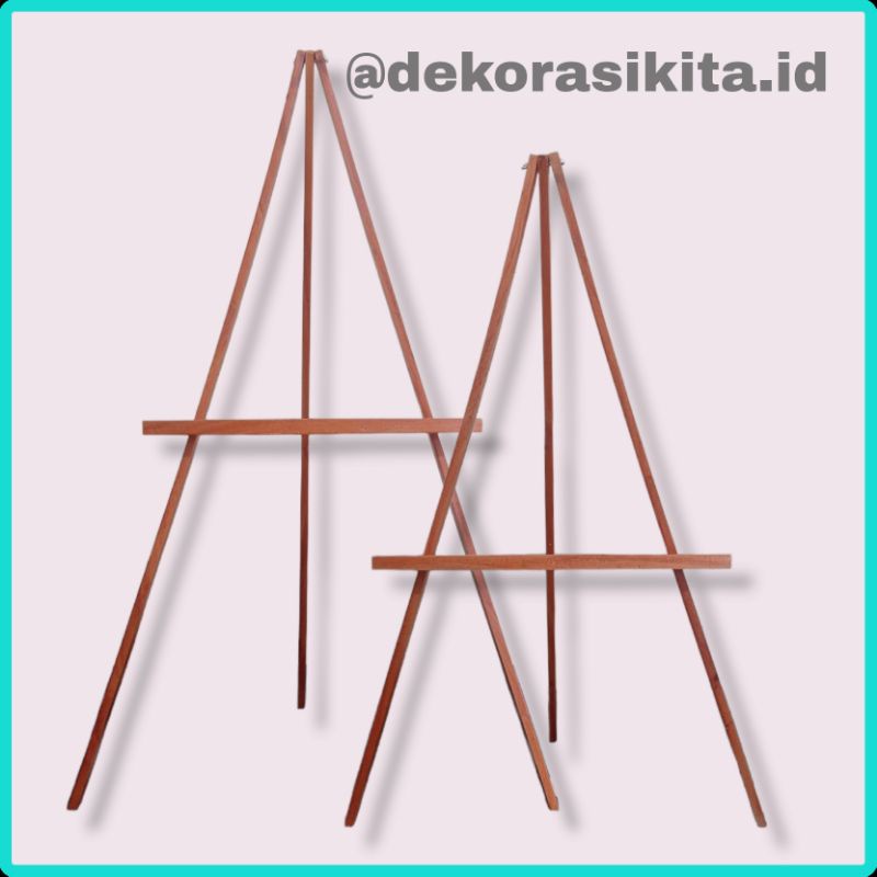 Jual Stand foto kayu /standing akrilik / Stand foto wedding / Standing ...