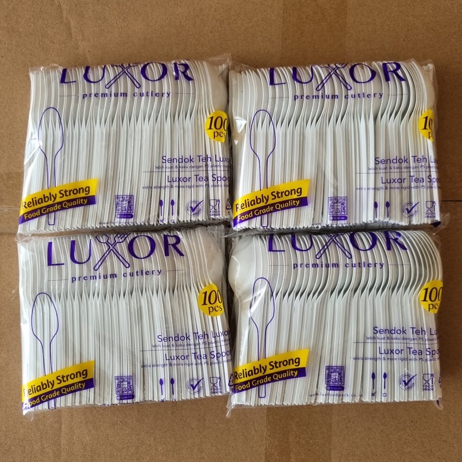 Jual Sendok Kecil Teh Pudding Jelly Putih Luxor | Shopee Indonesia