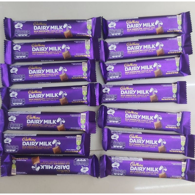 Jual CADBURY DAIRY MILK 30G (kecil) | Shopee Indonesia