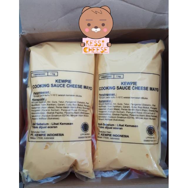 Jual KEWPIE CHEESE MAYO / MAYO KEJU / MAYONNAISE KEJU 1 KG | Shopee ...