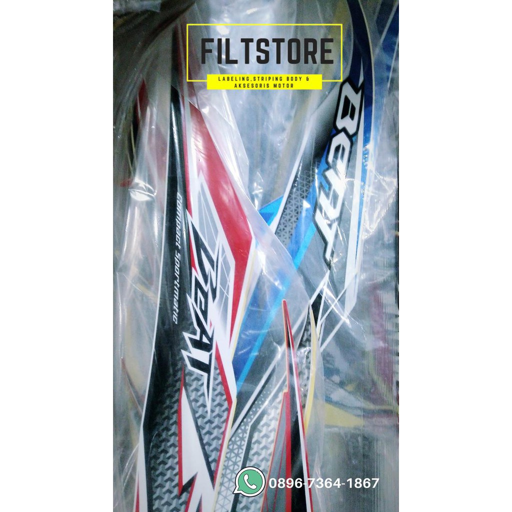 Jual Striping Body Lis /Sticker /Stiker Body Motor Standar Pabrik ...