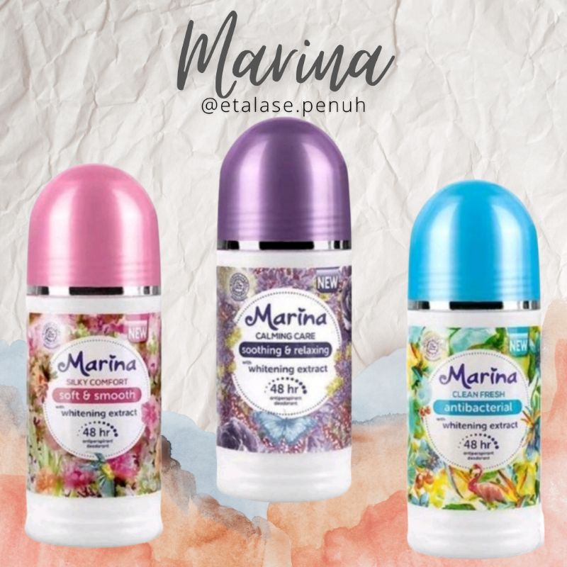 Jual Marina Deodorant Roll On Clean Fresh | Shopee Indonesia