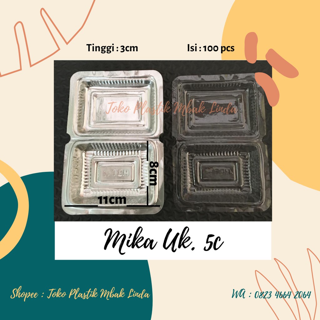 Jual Mika 5C 5A / Mika Mie Bakmi / Mika Nasi Kuning / Box Mika Plastik ...