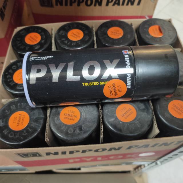 Jual CAT PYLOX PILOX 300cc ORANGE YAMAHA 1732 NIPPON PAINT # | Shopee ...