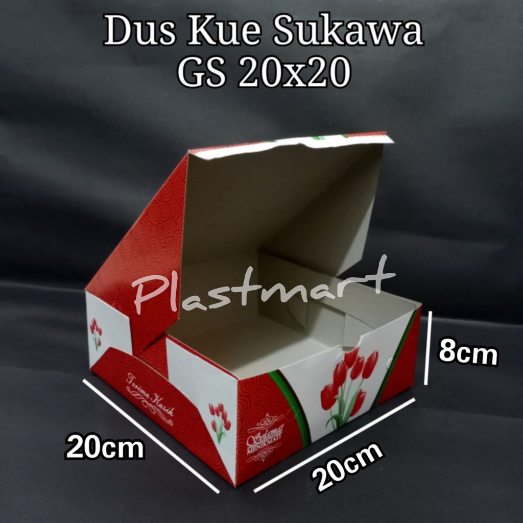 Jual Dus Kue GS SUKAWA - Box Kue Makanan/Snack @100pcs | Shopee Indonesia