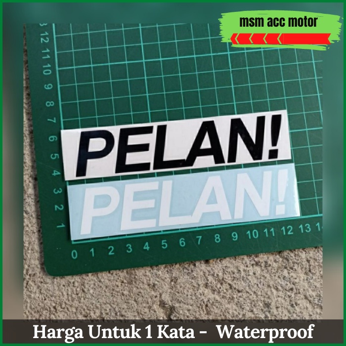 Jual Stiker Sticker Pelan Untuk Fazzio Vespa Matic Beat Scoopy Genio ...