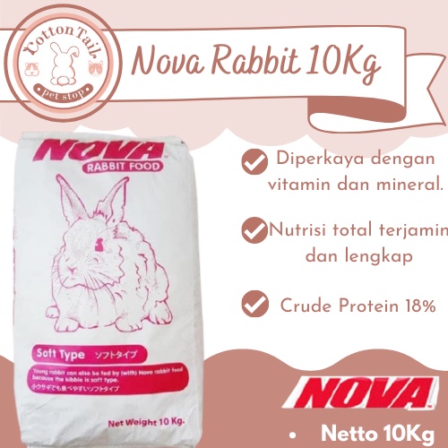 Jual Nova Rabbit Food Karungan 10kg, Khusus OJOL ONLY | Shopee Indonesia