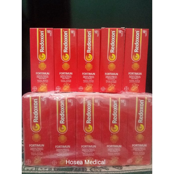 Jual REDOXON FORTIMUN EFFERVESCENT RASA JERUK / 10 TABLET | Shopee ...