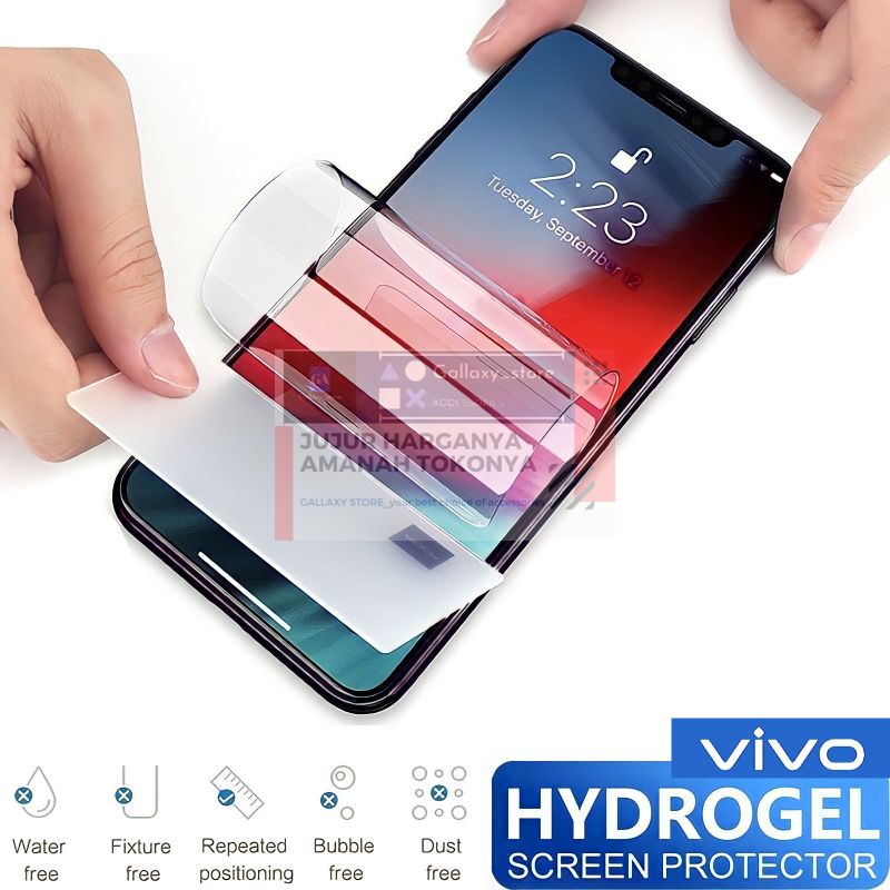 Jual HYDROGEL PELINDUNG LAYAR HP SECREEN PROTECTOR FILM FOR VIVOv40 pro ...