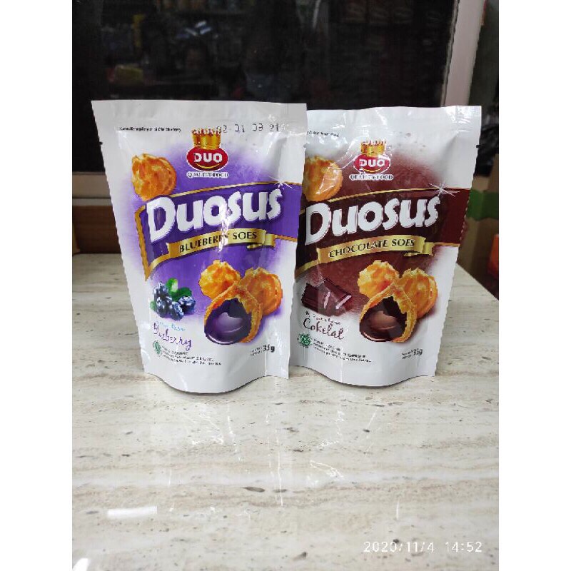 Jual Dousus 35gr coklat & blubery | Shopee Indonesia