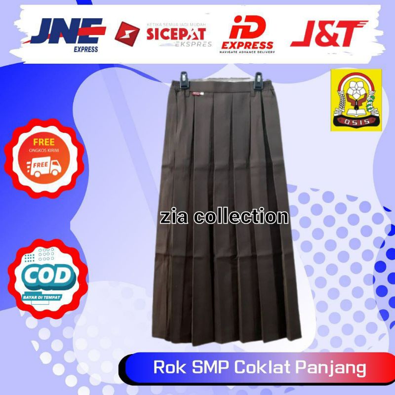 Jual Seragam Sekolah - Rok Panjang Full Rempel / Plisket SMP / SMA / Kuliah / Pembina | Shopee ...