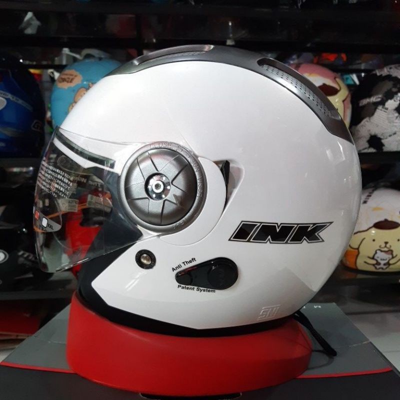 Jual INK HELM STILLO SE SOLID WHITE PEARL GOLD ORI INK | Shopee Indonesia