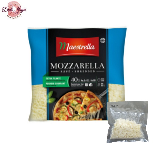 Jual Mozzarella Shredded Maestrella 2.5kg (KEMASAN REPACK) GRAB/GOJEK ...