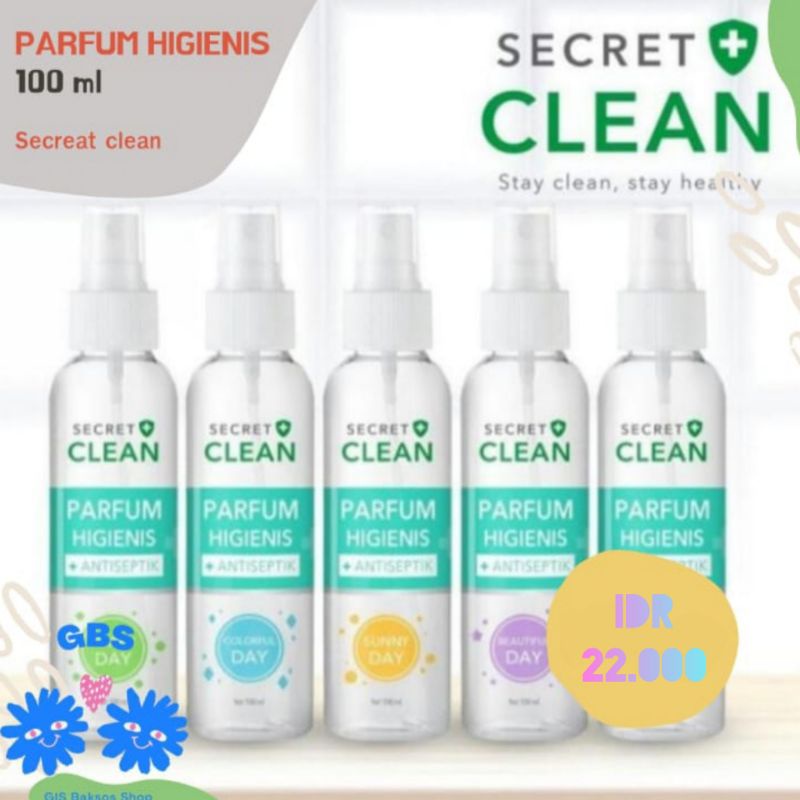 Jual Secret Clean Perfumes Hygiene Antiseptic | Shopee Indonesia