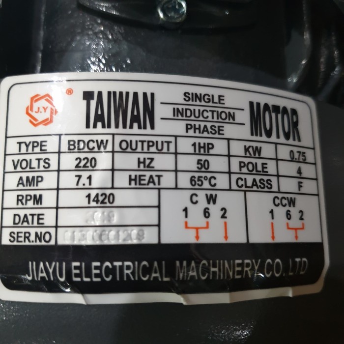 Jual 1 HP 1 Phase Jiayu Dinamo/Elektro Motor/Electro Motor 2P/4P | Shopee Indonesia