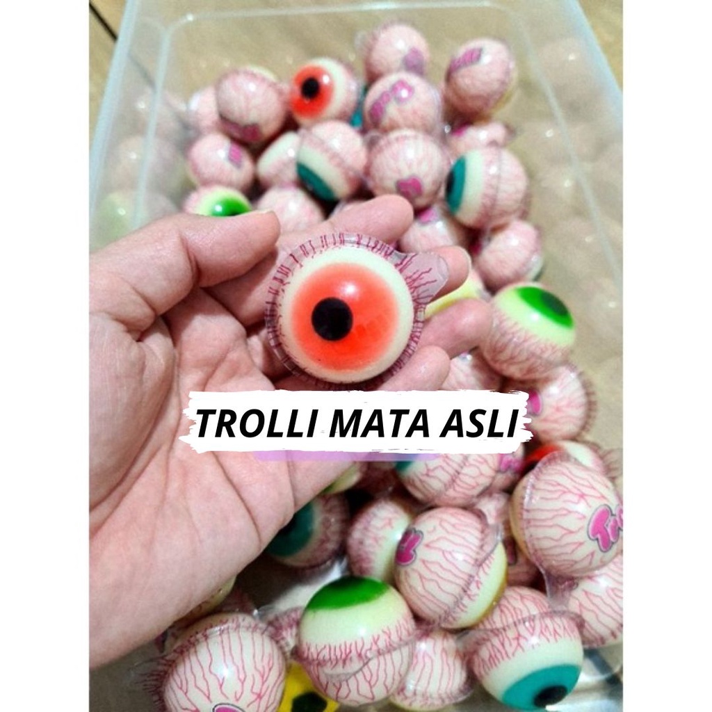 Jual [ ASLI HALAL 100 % ] Trolli Gummy Halal Planet Gummi Halal - Permen mata,planet,bola asli ...