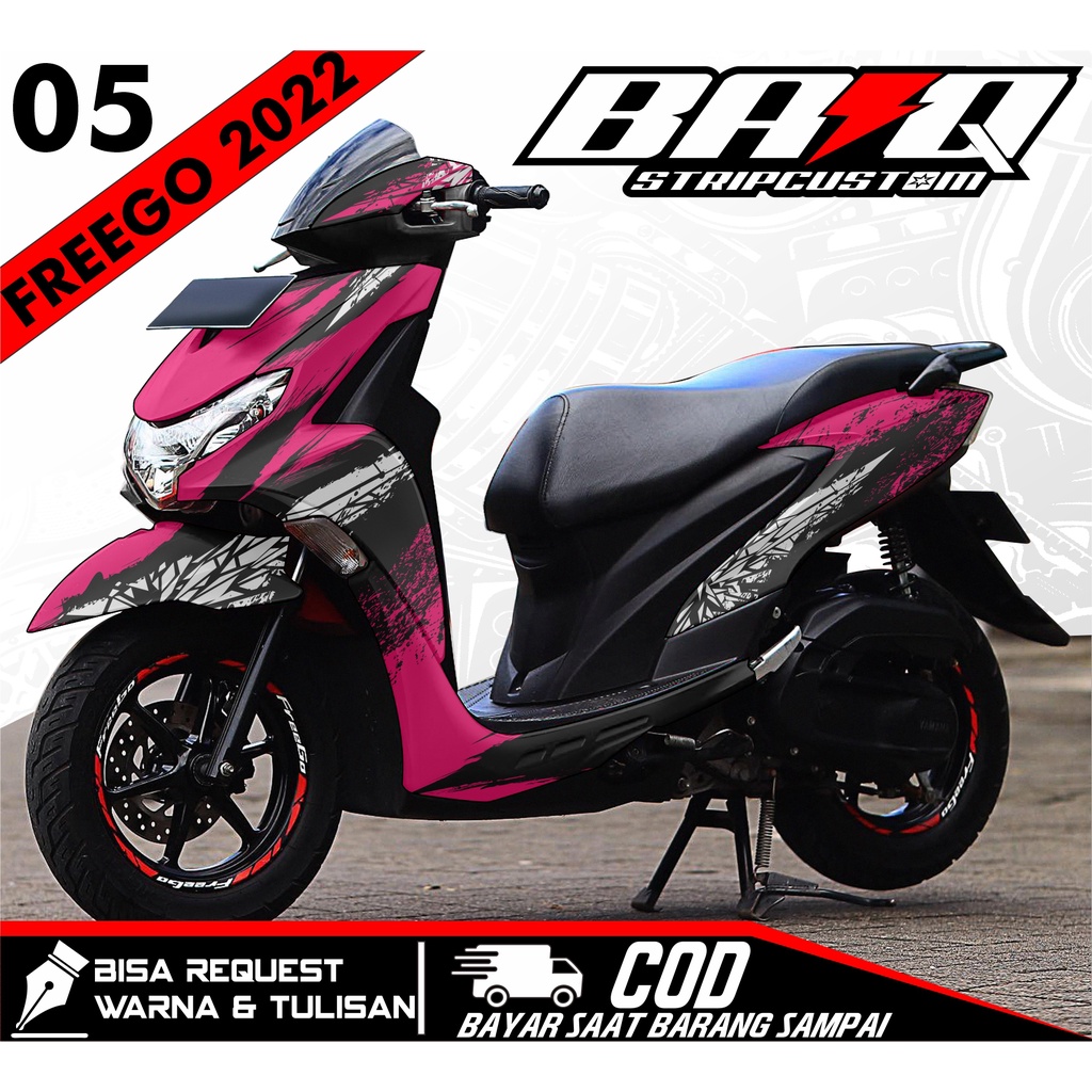 Jual Sticker Decal Stiker YAMAHA FREEGO LAMA - Variasi Fullbody Desain ...