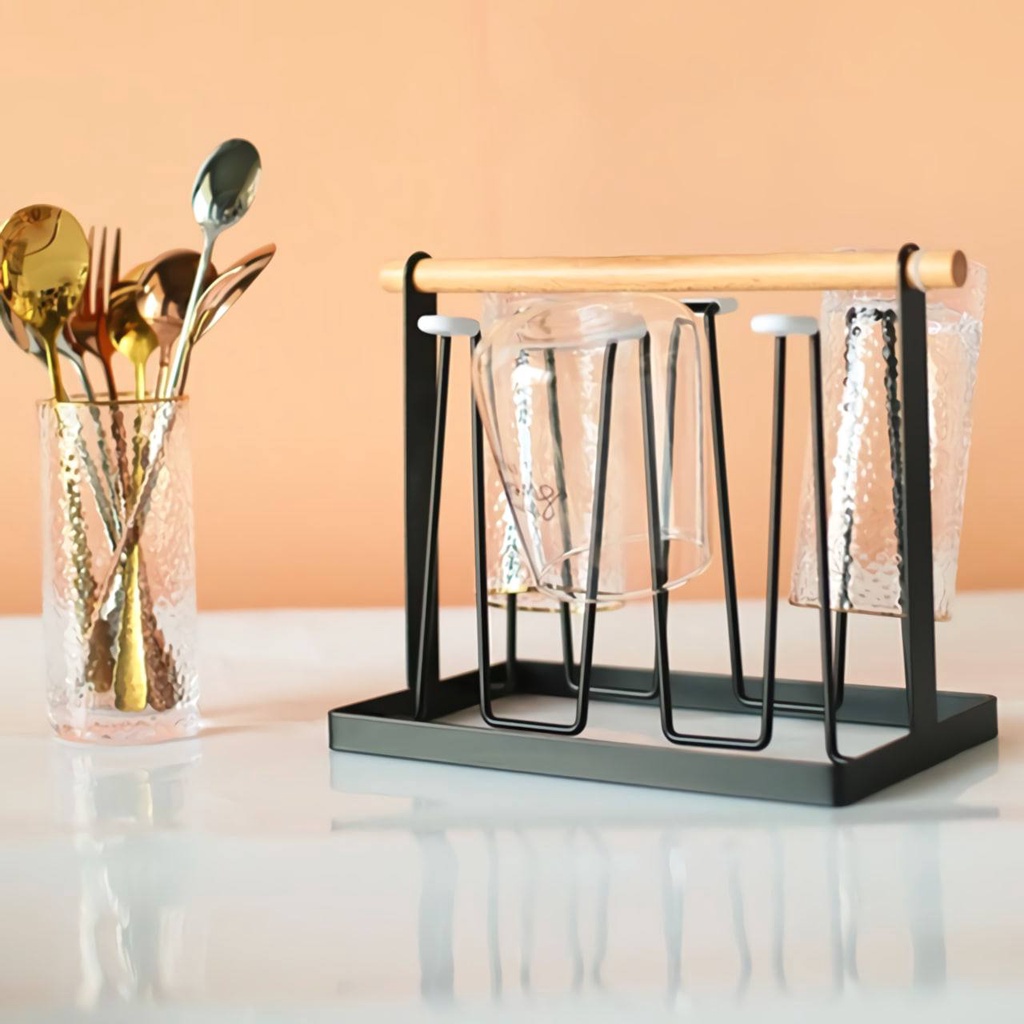 Jual Brother's Shop Gantung Rak Cangkir Stainless Steel Minimalis - Rak ...