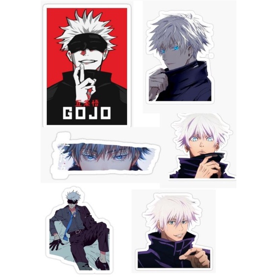 Jual Gojo stiker paling murah Gojo satoru stiker Jujutsu kaisen stiker ...