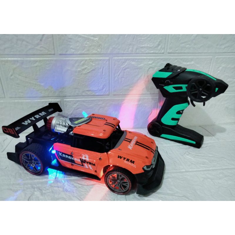 Jual Rc mobil remote control keluar asap alloy racing | Shopee Indonesia
