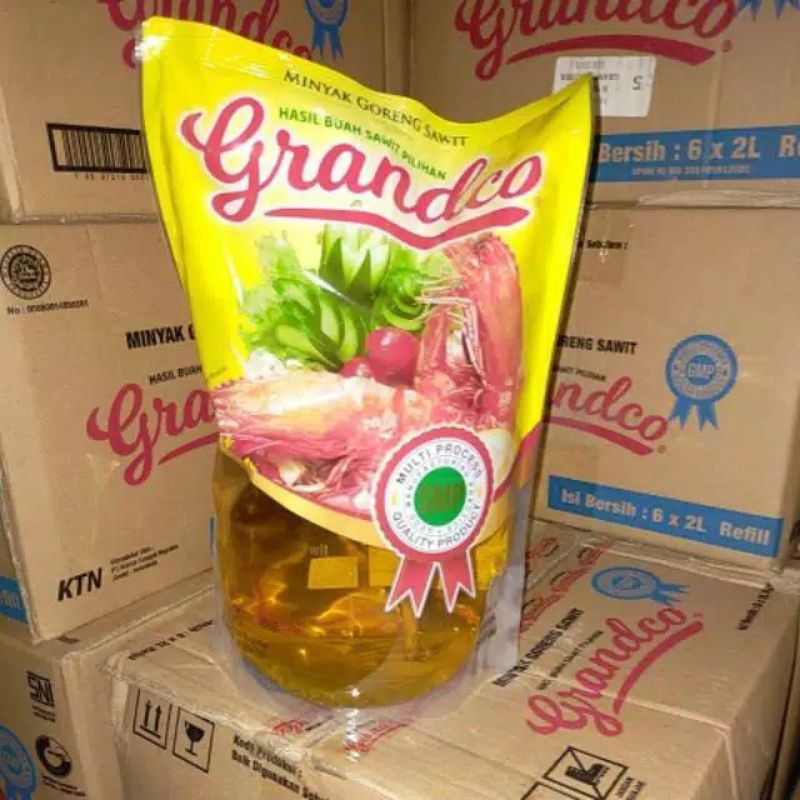 Jual Minyak Goreng GRANDCO 2L EXP:2026 {2Liter/6 Pcs} | Shopee Indonesia