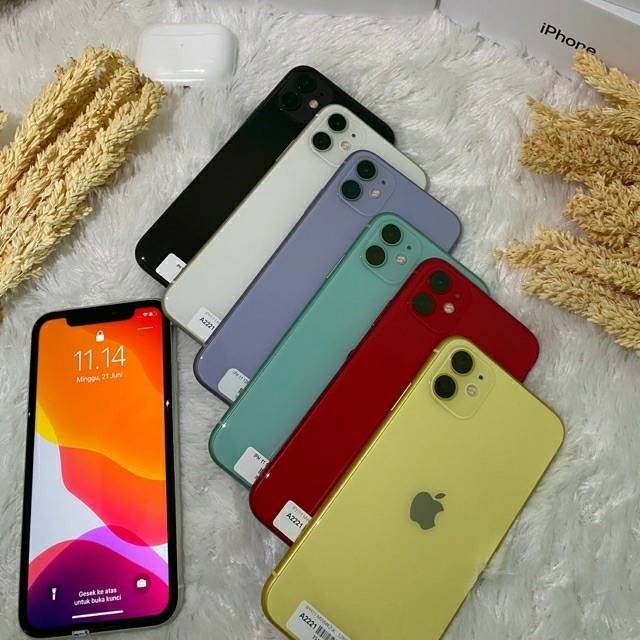 Jual Apple iPhone 11 128GB & 256GB Bekas Mulus Fullset Original 100% ...
