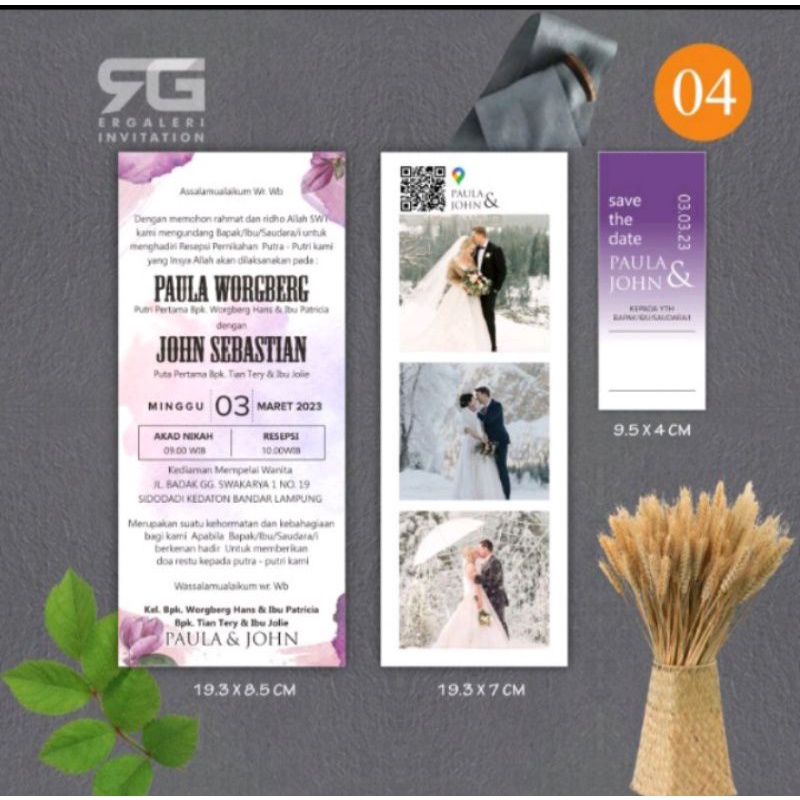 Jual undangan hantag viral 2022 | Shopee Indonesia