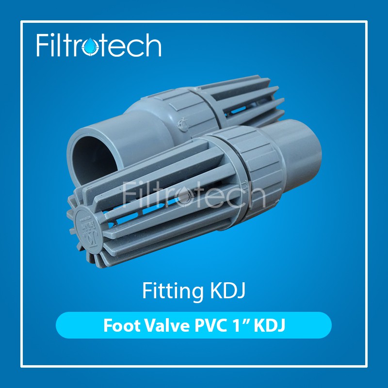 Jual Foot Valve PVC / Foot Klep/ Tusen Klep/ Tosen klep PVC KDJ 1" (1 ...