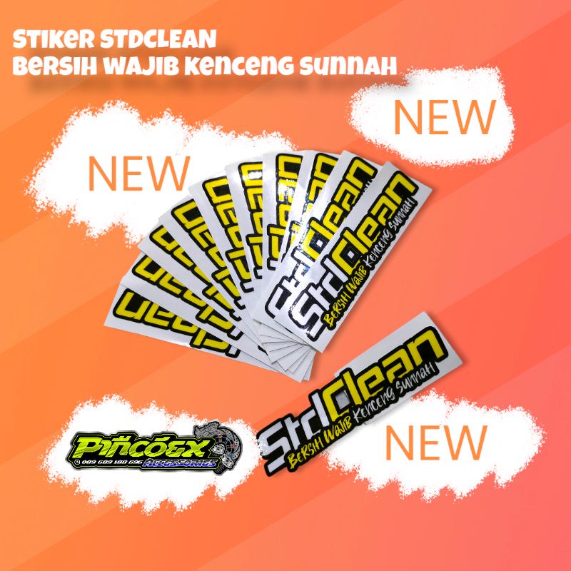 Jual stiker standar clean #1 | Shopee Indonesia