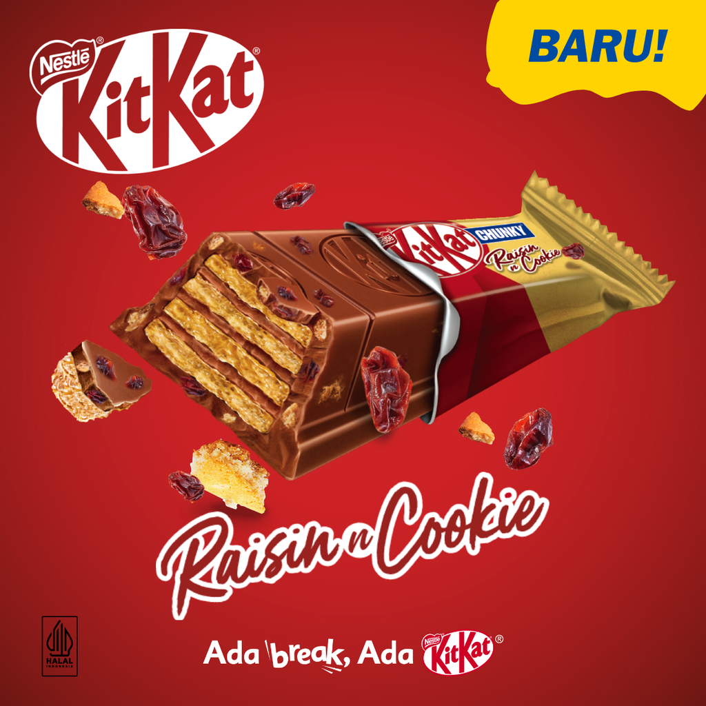 Jual Kitkat Chunky Raisin & Cookie 38g | Shopee Indonesia