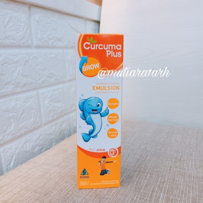 Jual anakvitamin- curcuma plus grow jeruk 200 ml -vitamin-anak ...